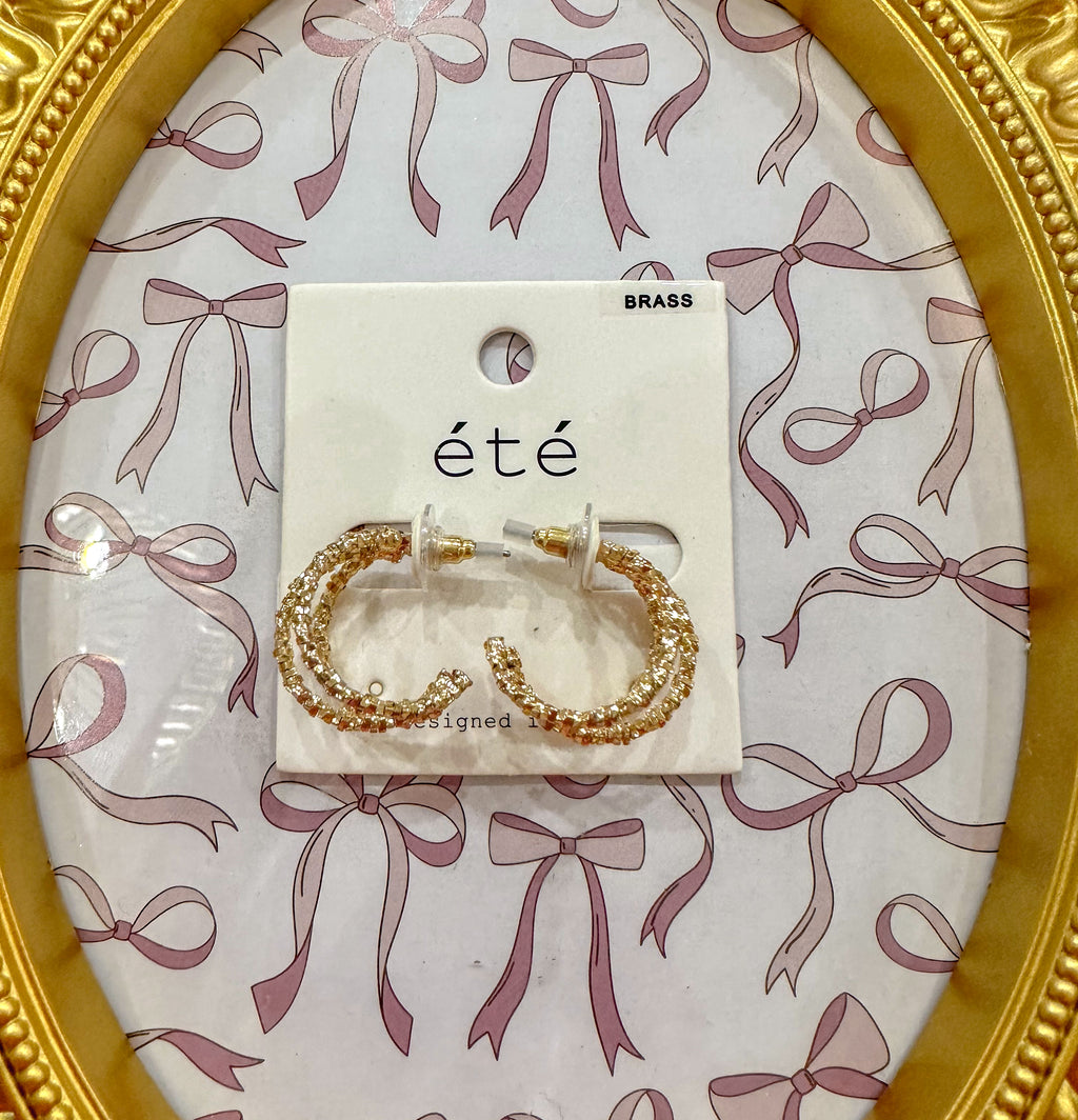 Elise Triple Luxe Gold Hoops – Everyday EDEN & OMG by Eden