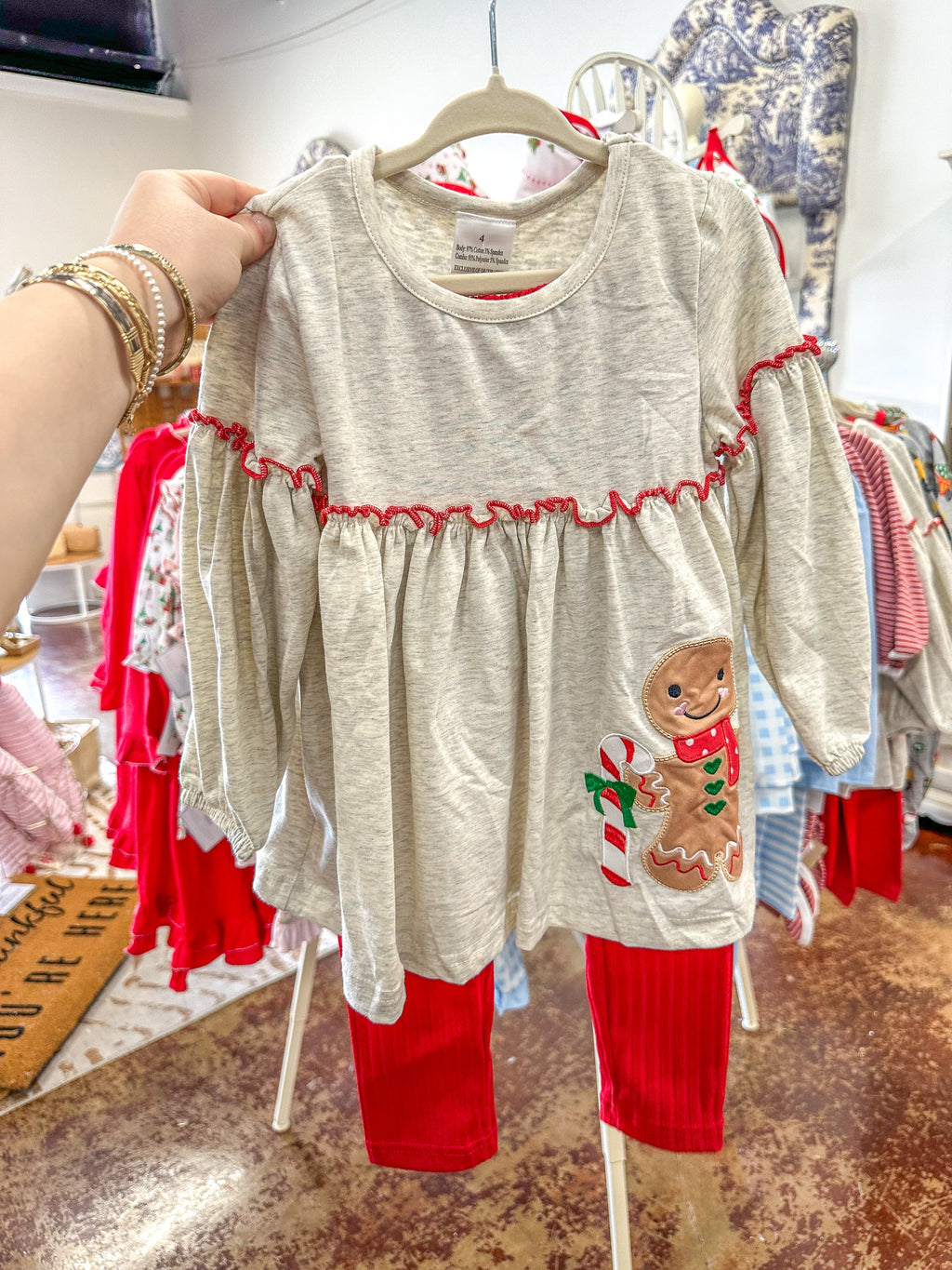Girls Gingerbread Kisses Set – Everyday EDEN Boutique & Gifts